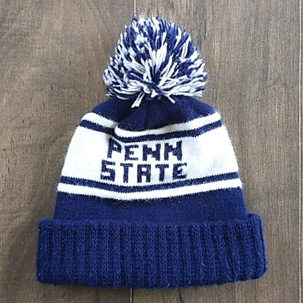Vtg 90s Wolf & Sons Penn State Football Wool Blend Ha… - Gem